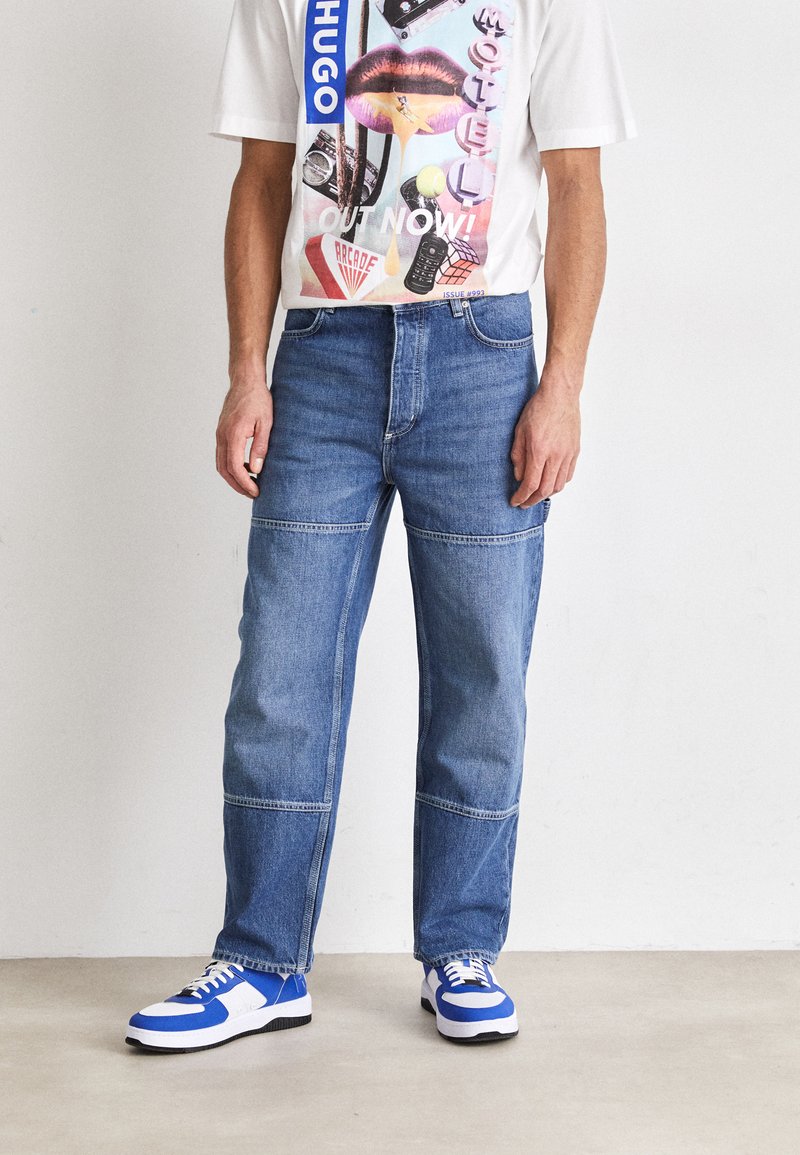 HUGO CARPENTER - Jeans baggy - medium blue/blu - Zalando.it