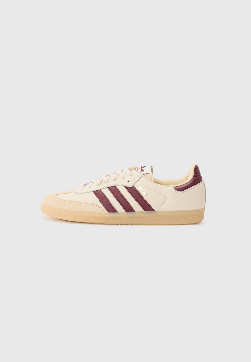 adidas Originals SAMBA UNISEX - Trainers - white/shadow red/gum/off ...