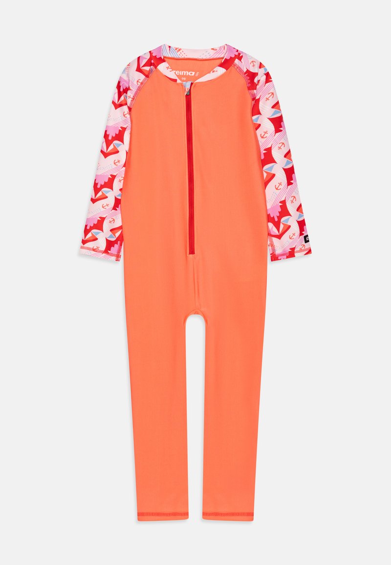 Reima SWIM OVERALL POLSKII - Swimsuit - misty red/red - Zalando.ie