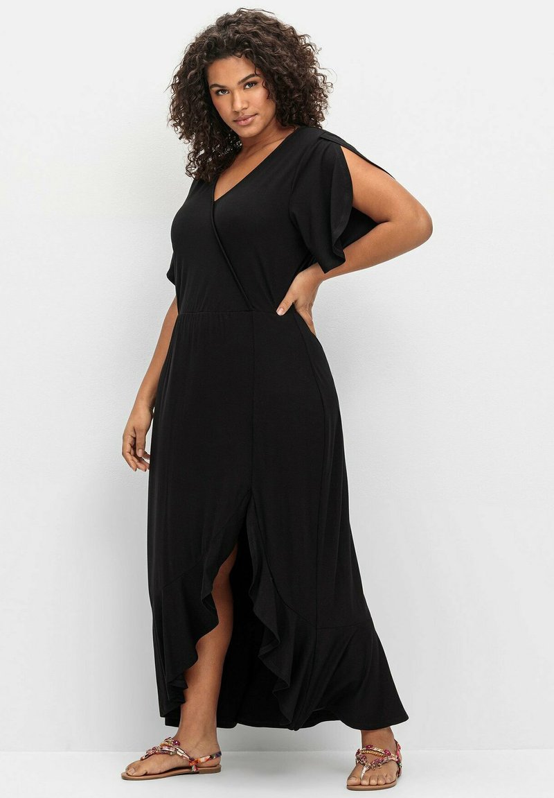 Sheego LANGES - Maxikjoler - schwarz/sort - Zalando.dk