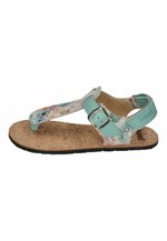 koel BAREFOOT ABRIANA FANTASY - T-bar sandals - white/multi-coloured ...
