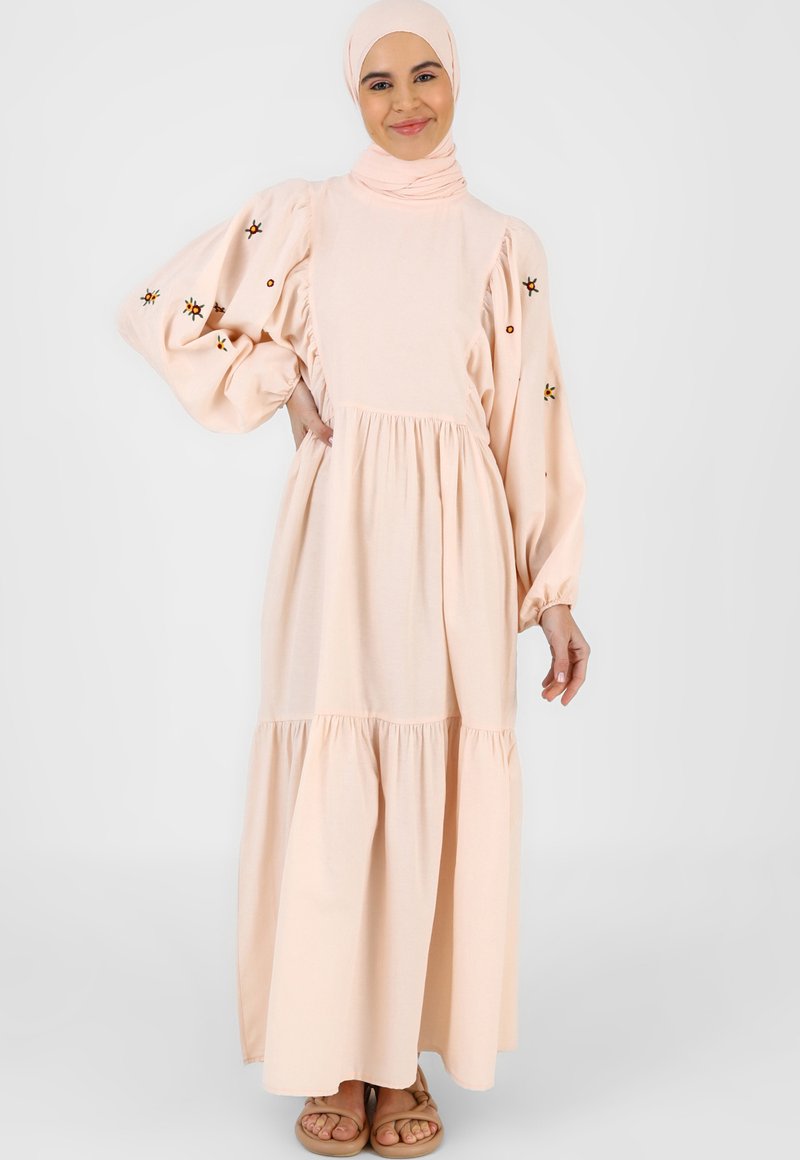 Modanisa CREW NECK - MODEST BENIN - Maxi dress - light pink - Zalando