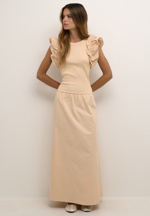 OXXO GIPPED - Maxikleid - floral print/rot - Zalando.at