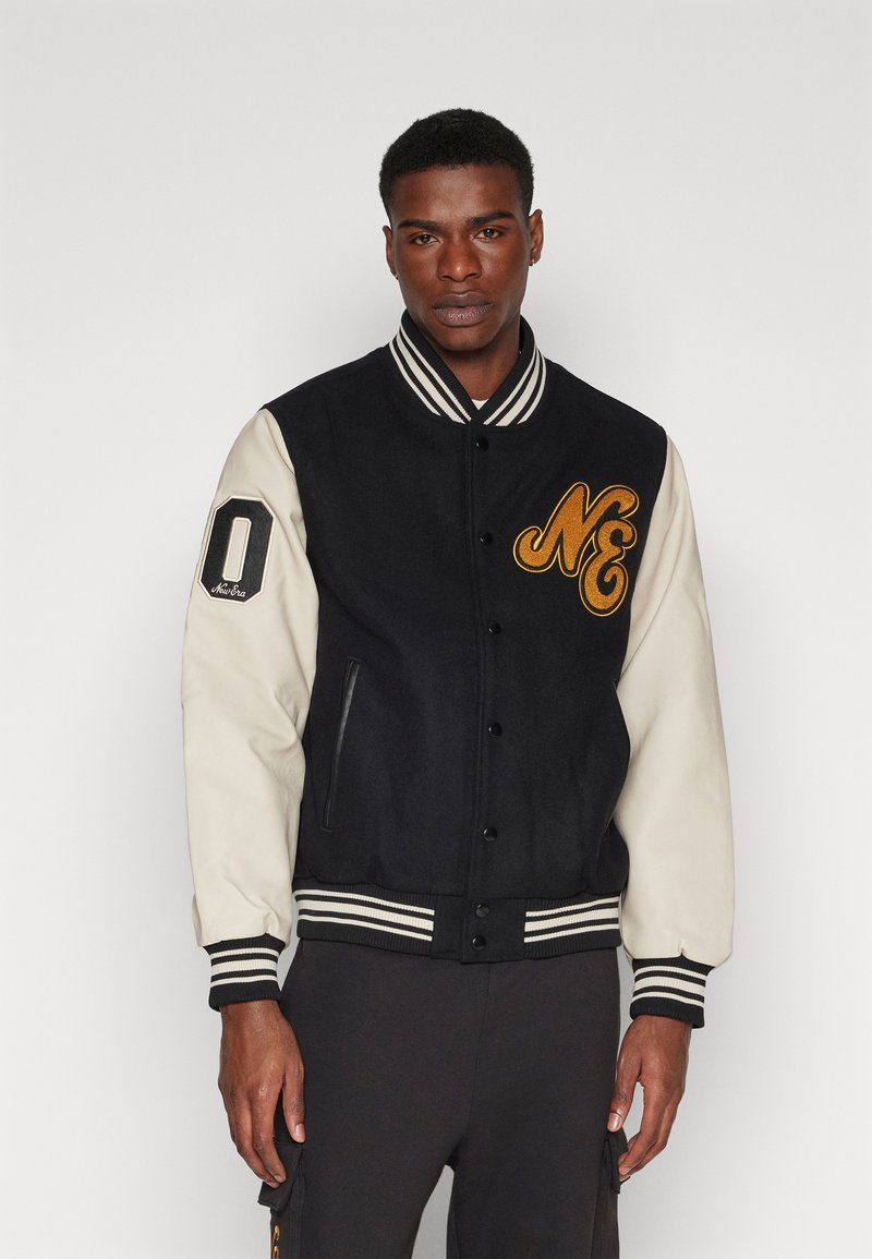 New Era SCRIPT LOGO - Bomber Jacket - black - Zalando