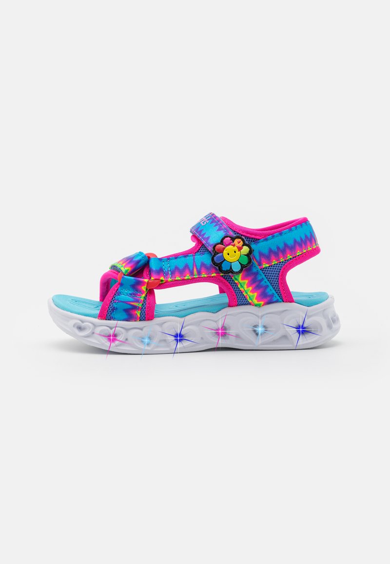 Skechers RAINBOW PRINT LIGHTED FLOWER DETAILS - Sandals - multi ...
