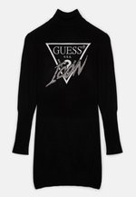 Guess JUNIOR DRESS TURTLE NECK - Robe pull - jet black/noir - ZALANDO.CH