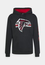New Era NFL ATLANTA FALCONS HOODIE - Jersey con capucha - black/negro ...