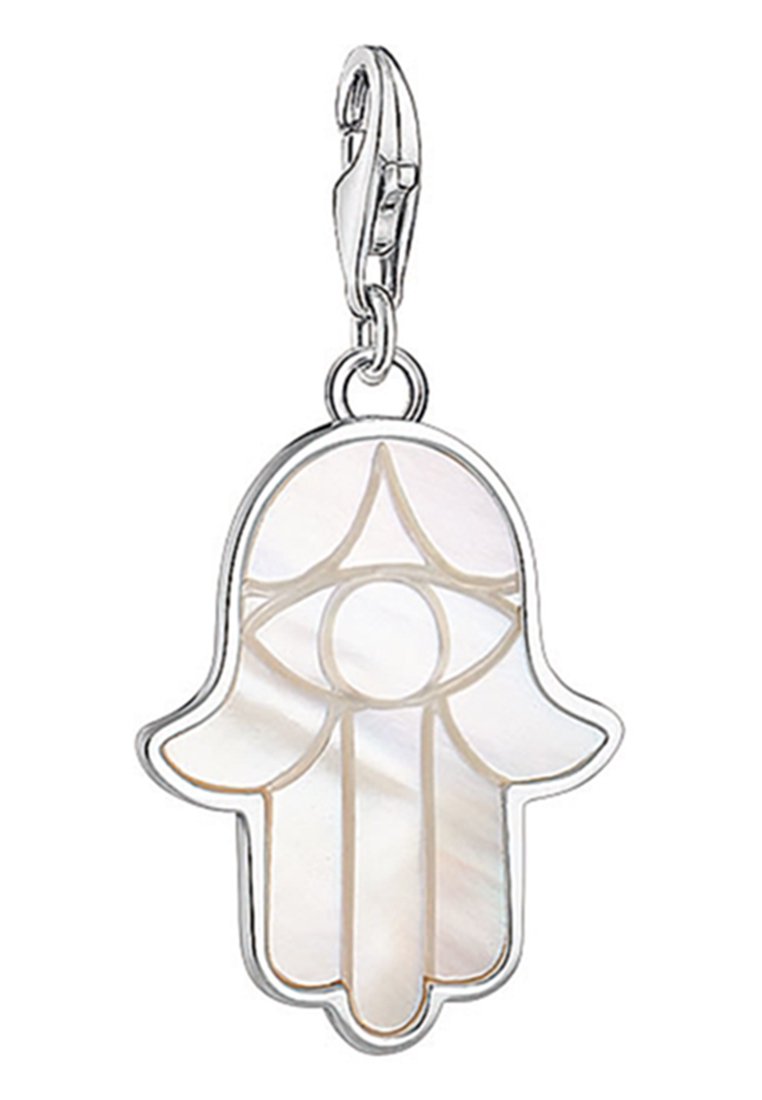THOMAS SABO CHARM ANHANGER FATIMAS HAND Anhanger silver coloured white silberfarben Zalando