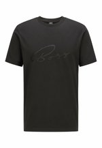 BOSS TIBURT - Print T-shirt - black - Zalando.de