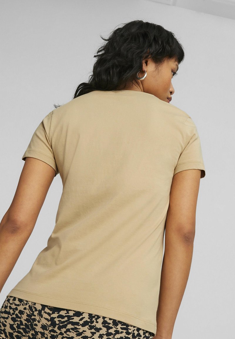Puma Print T-shirt - sand dune/beige - Zalando