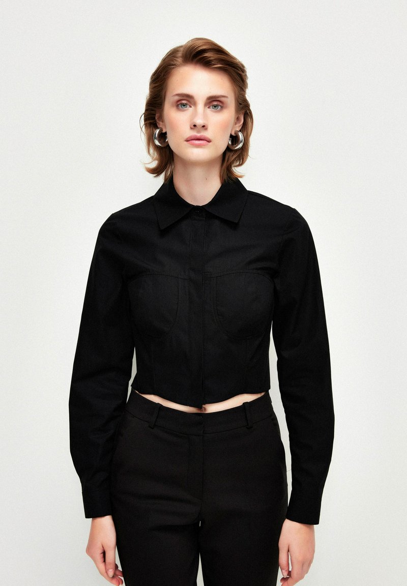 adL Hemdbluse - black/schwarz - Zalando.de