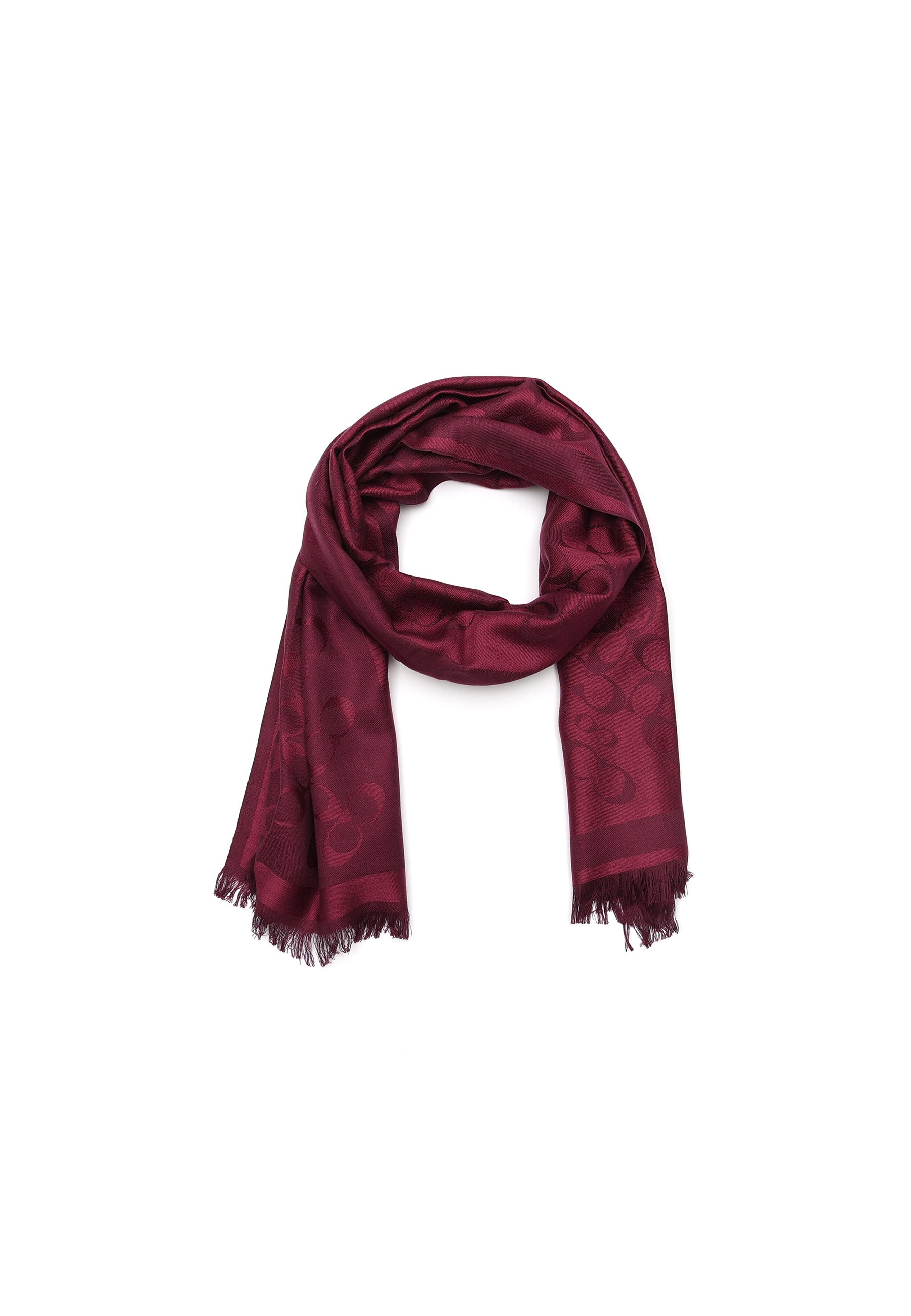 Dark red scarf store