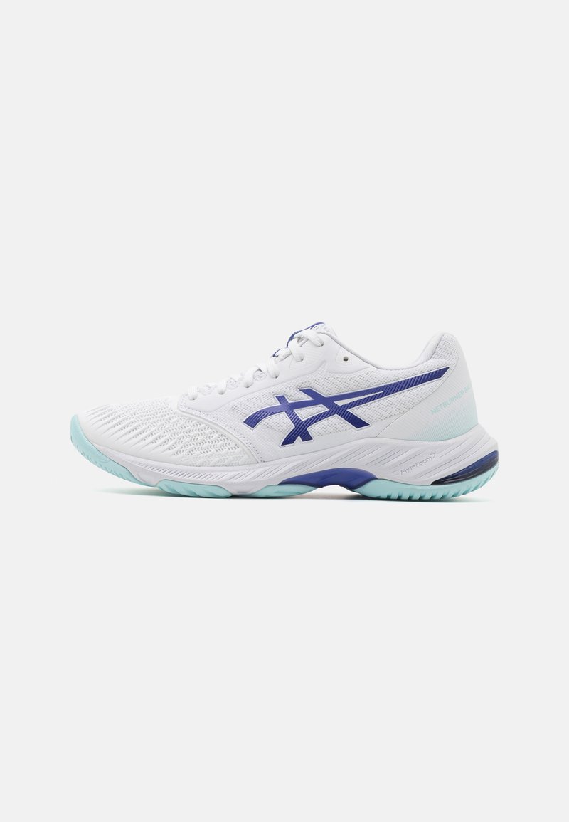 ASICS NETBURNER BALLISTIC FF 3 - Volleyball shoes - white/blue violet/white - Zalando