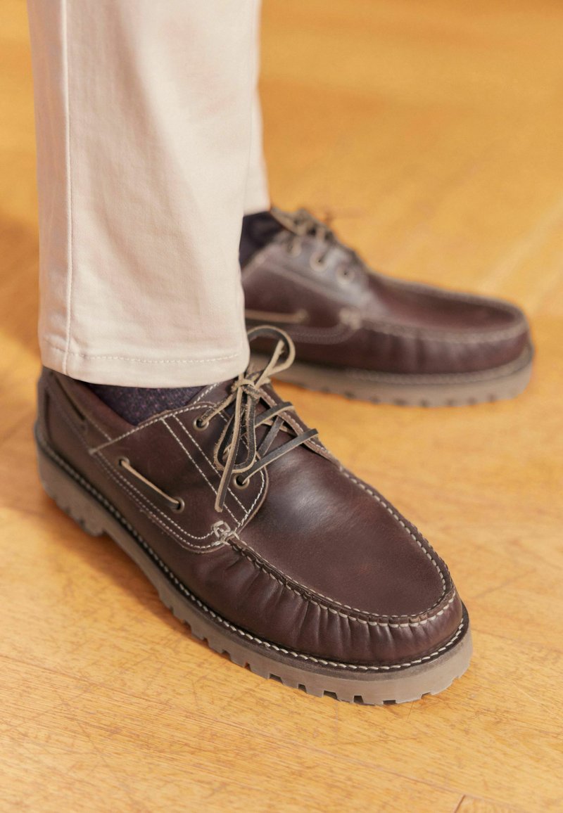 Next CLASSIC 3 EYE BOAT SHOES - Bootsschuh - tan brown/braun - Zalando.de