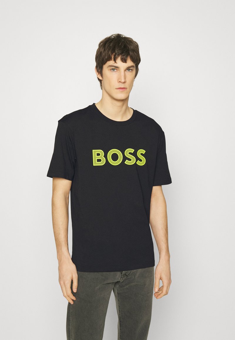 BOSS TEEOS - T-Shirt print - black/schwarz - Zalando.at