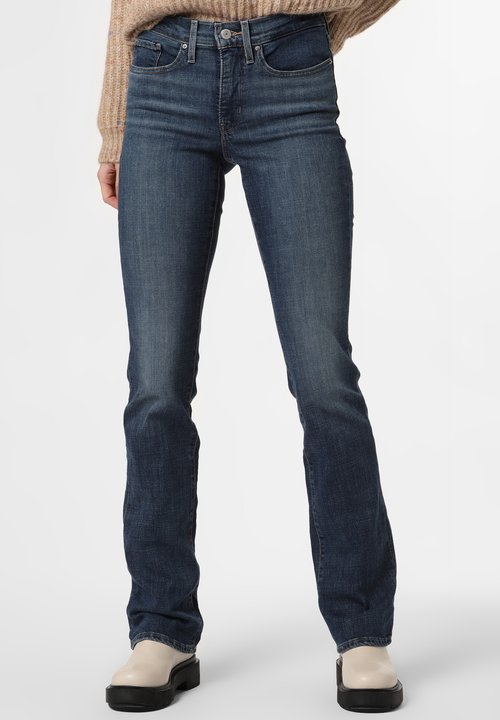 Levi's® 726™ HIGH RISE FLARE - Jeans bootcut - dark indigo worn in blue ...
