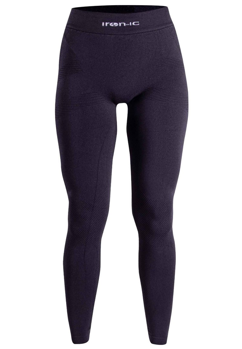 Iron-ic SPORTSWEAR LONG ISOFT IRN TRM - Leggings - Hosen - nero/schwarz ...