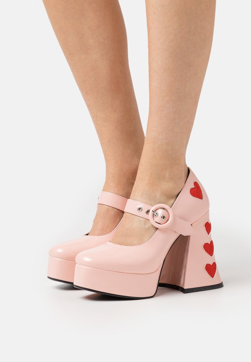 LAMODA LOVE SICK - Plateaupumps - pink/red/pink - Zalando.at