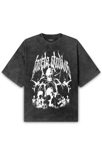 FAVELA GASP - T-shirts med print - black washed/svart - Zalando.no