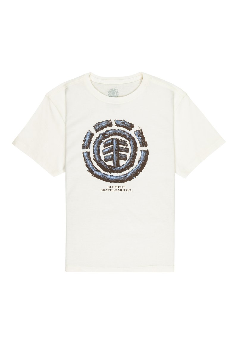 Element WOODEN TREE LOGO - T-shirts print - white/hvid - Zalando.dk