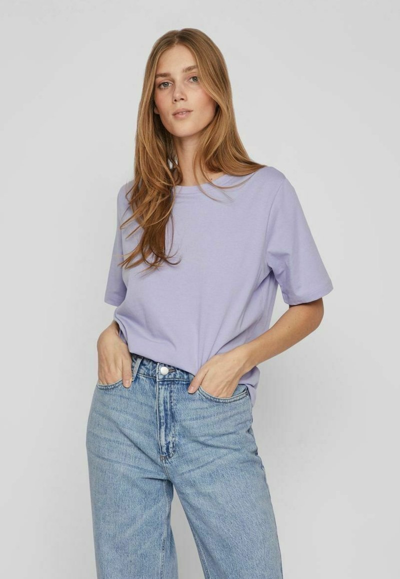 VILA BOXY - T-shirts basic - sweet lavender/syren - Zalando.dk