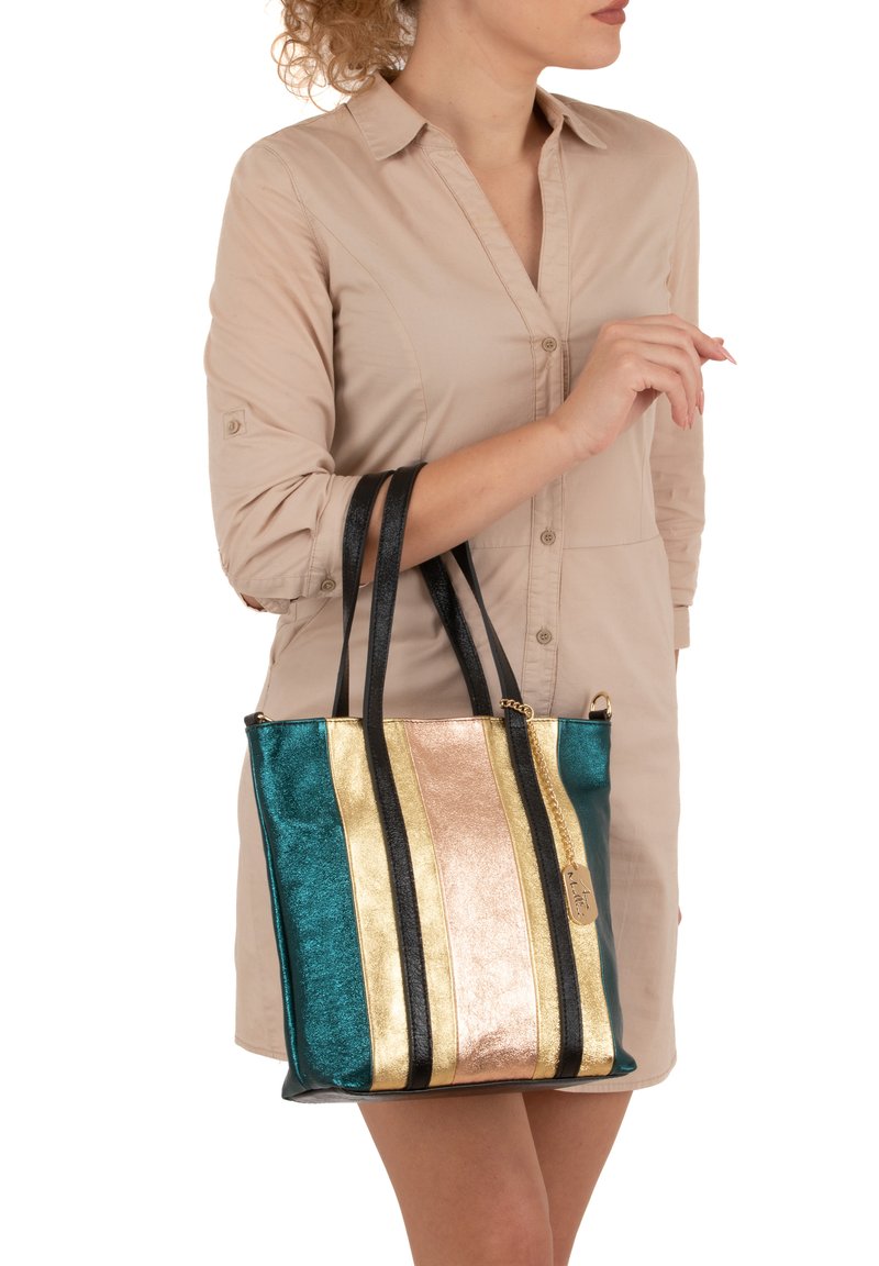 Anna Morellini GIORDANA ITALIAN MADE SHOPPING - Handtasche - green/grün ...