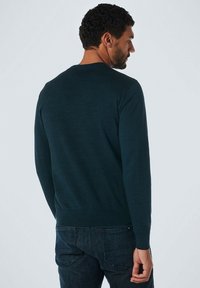 NO EXCESS CREWNECK 2 COLOURED - Strickpullover - ocean/dunkelblau - Zalando.at