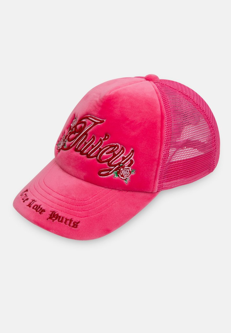 Juicy Couture ROSE & THORN TRUCKER - Cap - hot pink/pink - Zalando.at