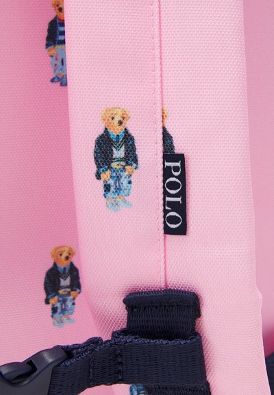Polo Ralph Lauren BEAR BACKPACK UNSEX - Rucksack - carmel pink/pink ...