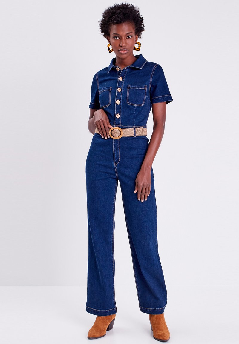 Cache Cache Combinaison - denim stone/denim bleu - ZALANDO.FR