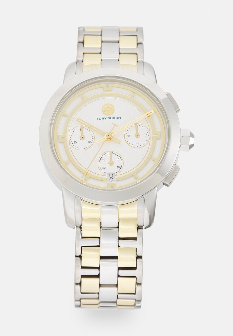 Tory Burch THE TORY - Chronograph watch - silver/gold/silver-coloured ...