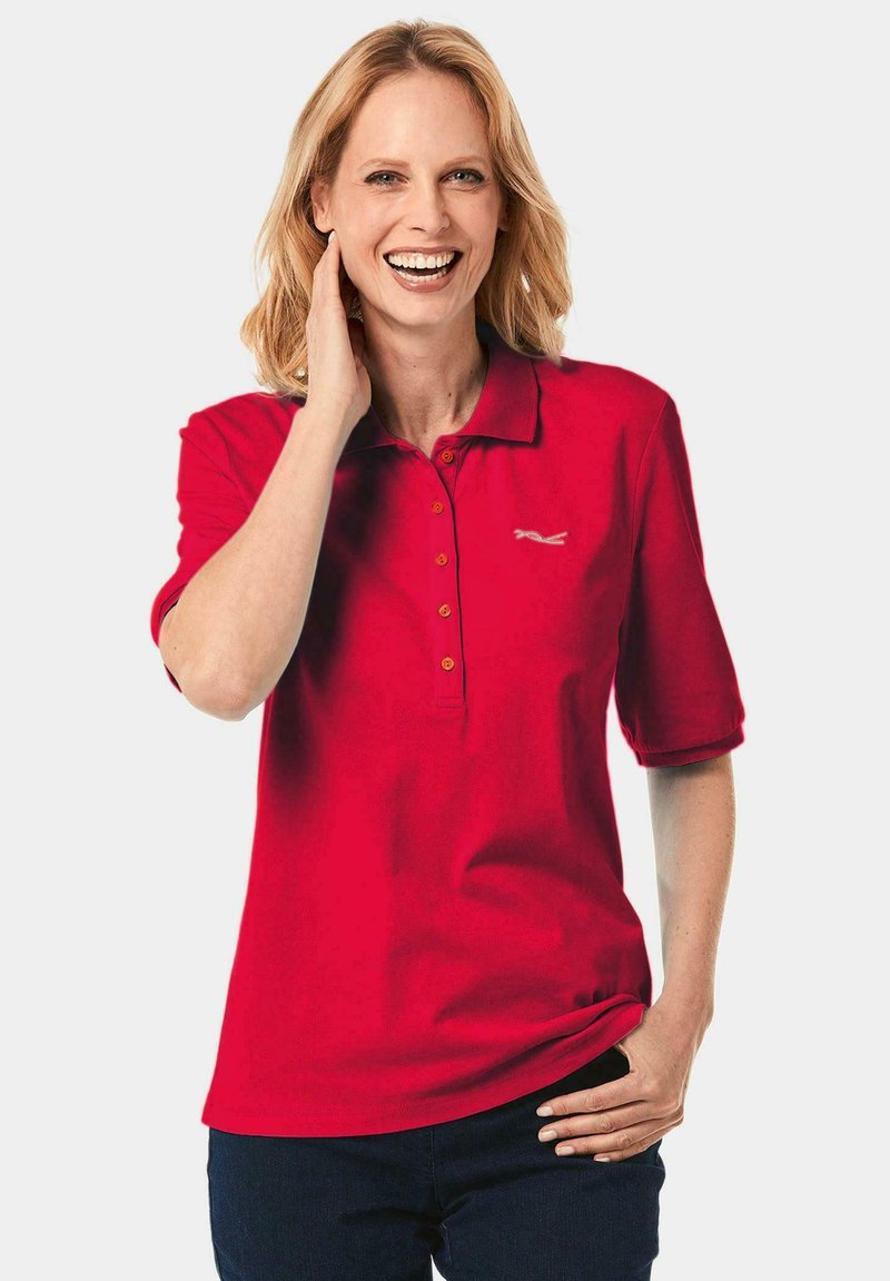 GOLDNER Polo - poppy red/rouge - ZALANDO.FR