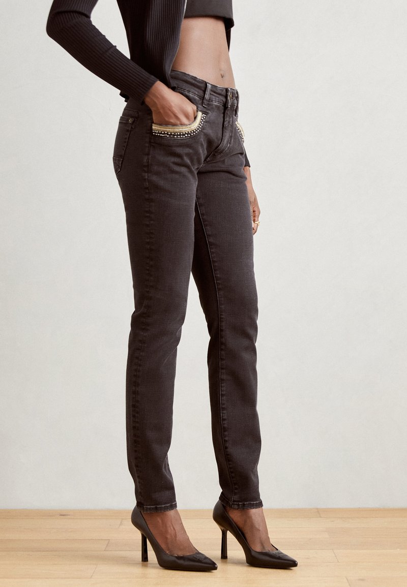 Mos Mosh PERLA - Slim fit jeans - black - Zalando.ie