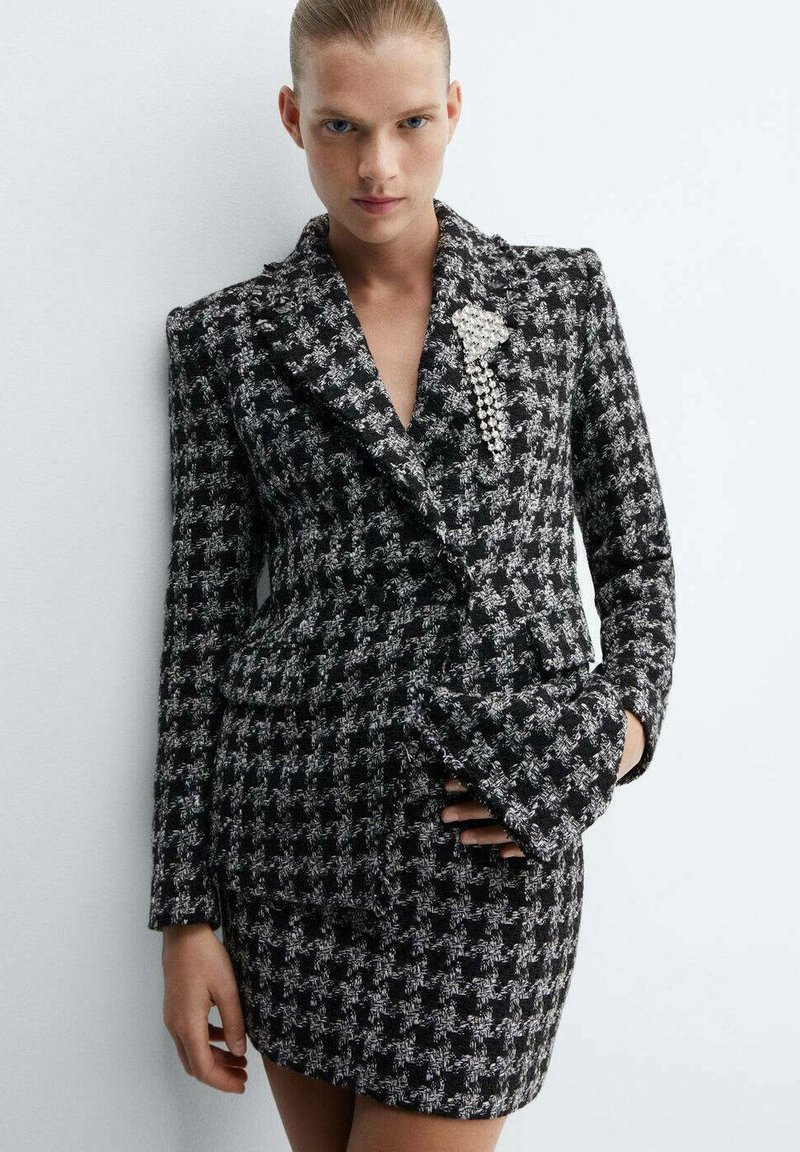 Mango DALIA - Blazer - grey - Zalando.co.uk