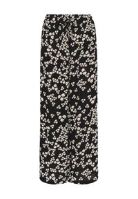 Kaffe THORA AMBER - Broek - black chalk red petit fleur/zwart - Zalando.nl