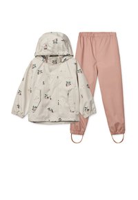 Liewood PEDIA SET UNISEX - Vodotěsná bunda - peach/sea shell/světle ...
