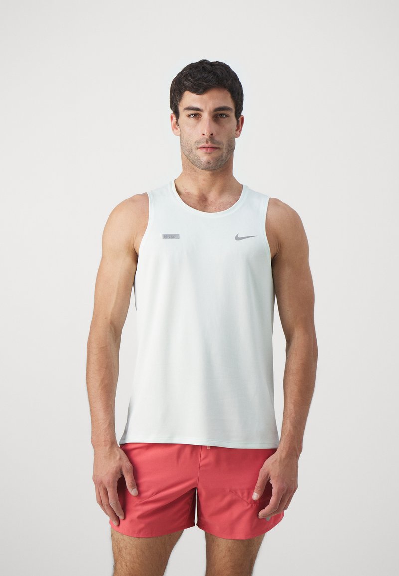 Nike Performance FLASH MILER TANK - Topper - barely green/silver/mint ...