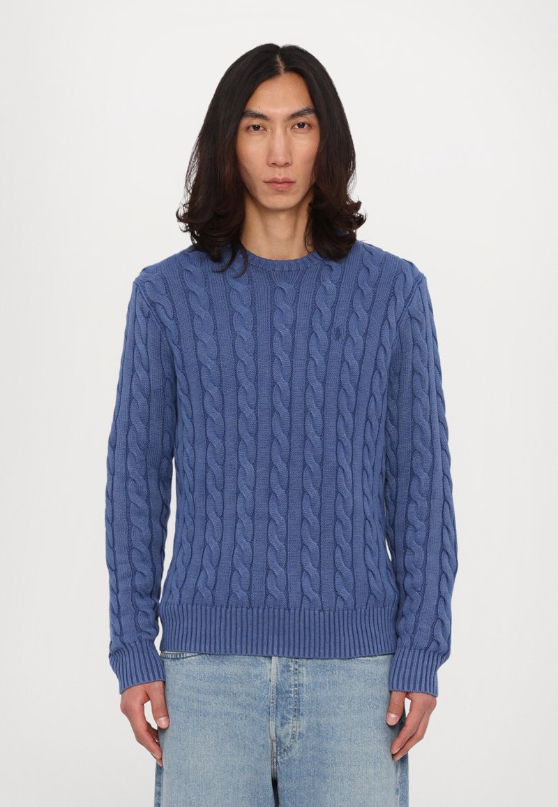 Polo Ralph Lauren DRIVER LONG SLEEVE PULLOVER - Trui - navy gmd ...