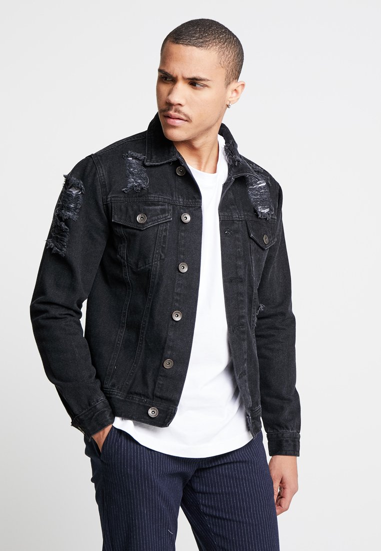 Redefined Rebel JASON JACKET - Cowboyjakker - lava stone/black denim ...