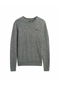 Superdry & Co GIROCOLLO L03 - Strickpullover - dark charcoal jaspe ...