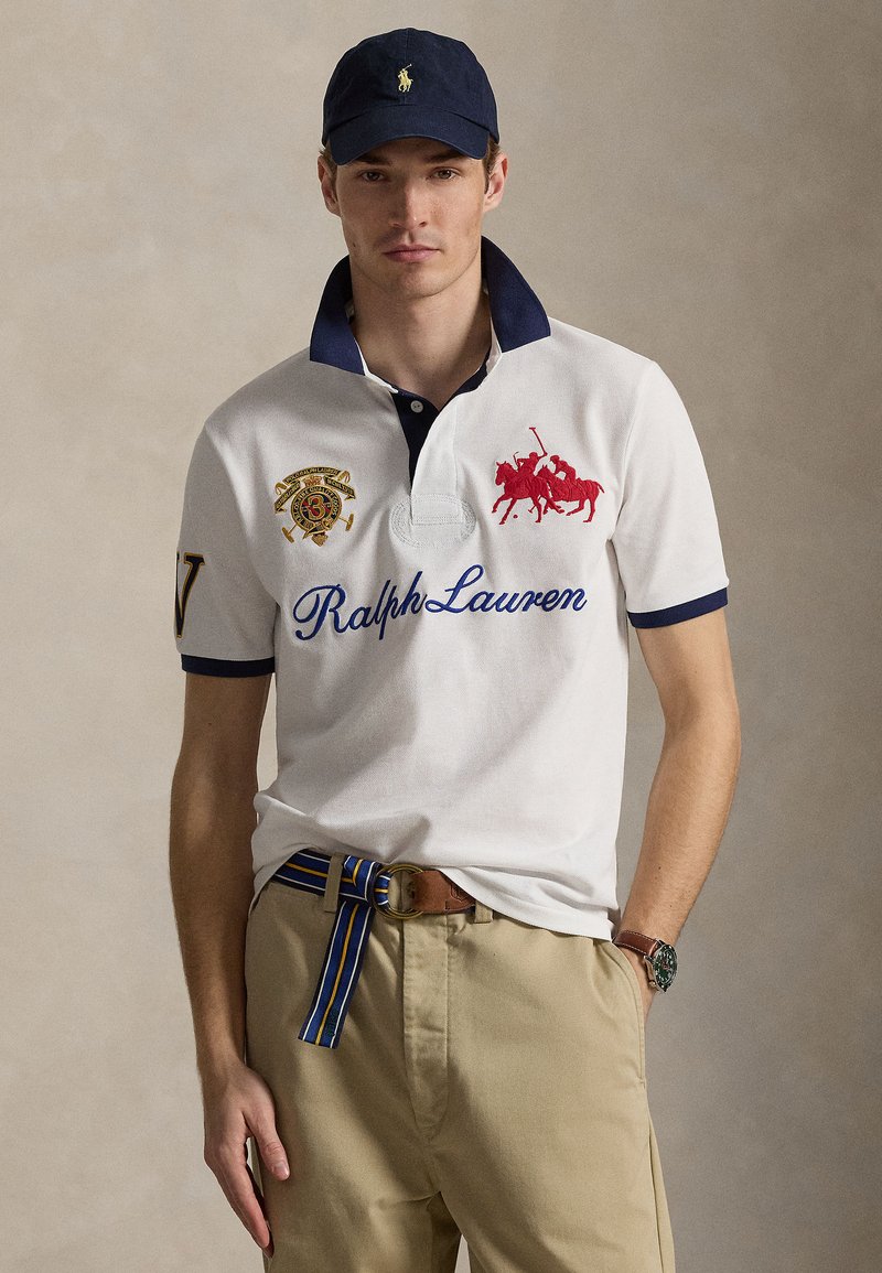 Polo Ralph Lauren CLASSIC FIT CREST MESH POLO SHIRT - Pikeepaita ...