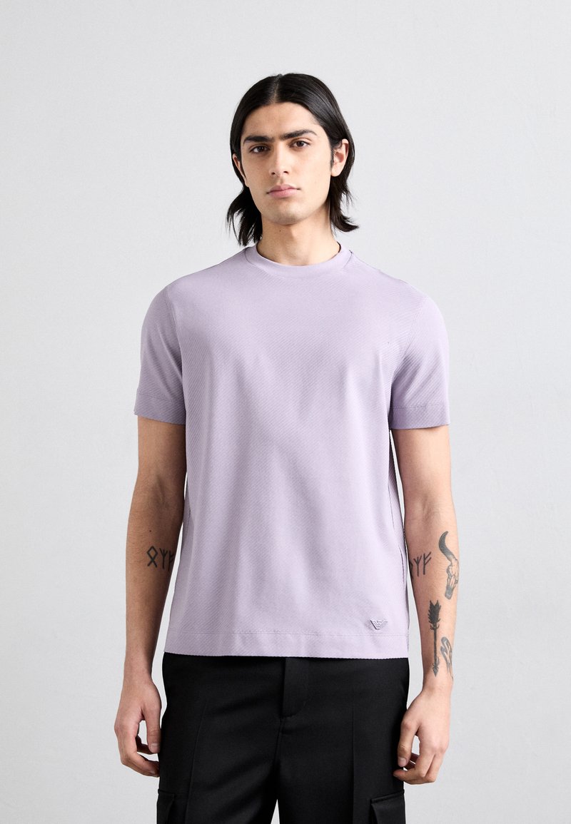 Emporio Armani Camiseta básica - ash diagonal/morado - Zalando.es