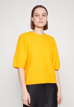 Gestuz TEE - Jumper - dark sand melange/sand - Zalando.co.uk