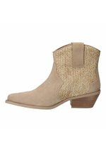 sacha Cowboy/biker ankle boot - beige - Zalando