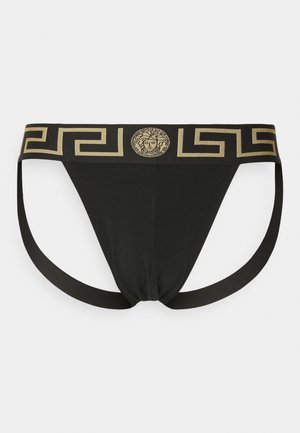 Versace UNDERWEAR STRETCH BAROCCO ALL OVER - Panties - black/grey/sort - Zalando.dk