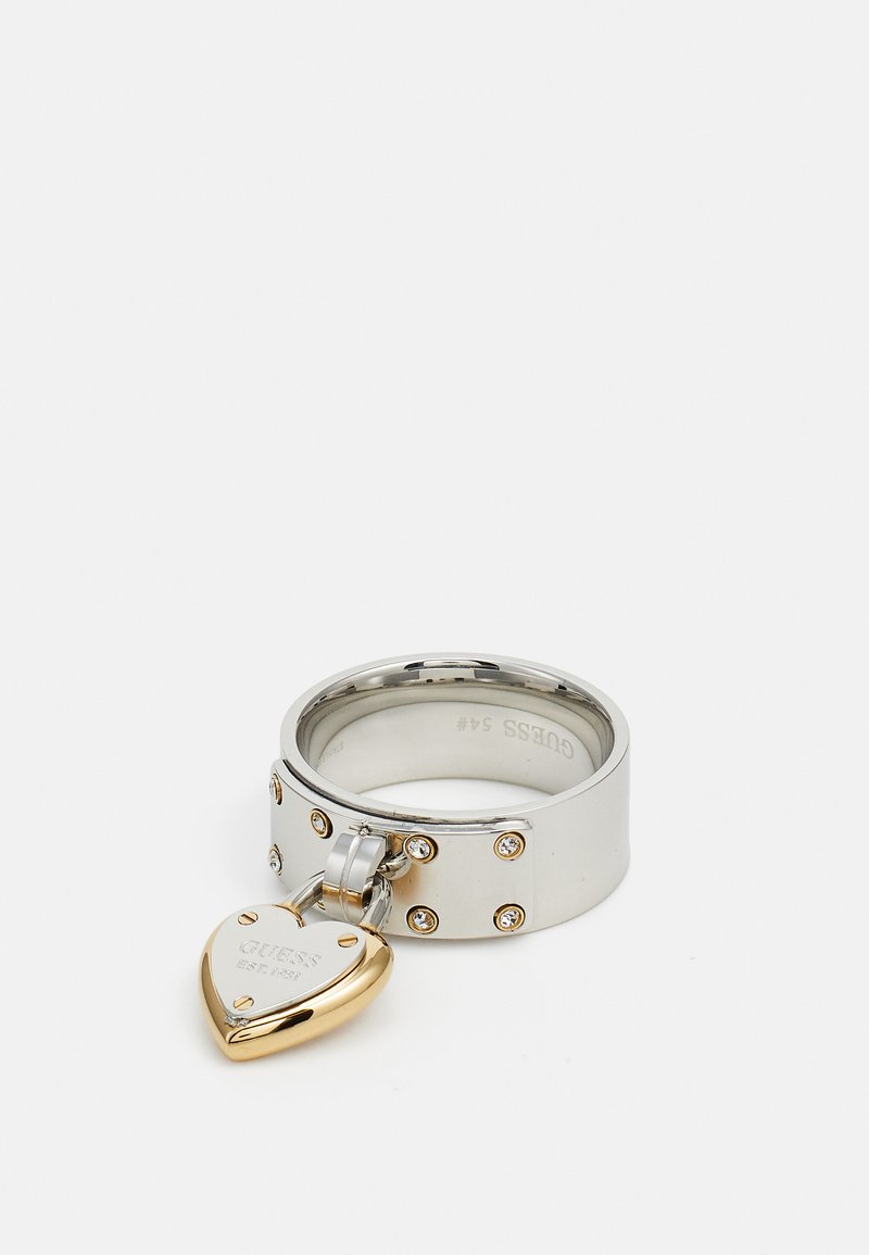 Guess ALL YOU NEED IS LOVE - Ring - silver-coloured/silberfarben ...