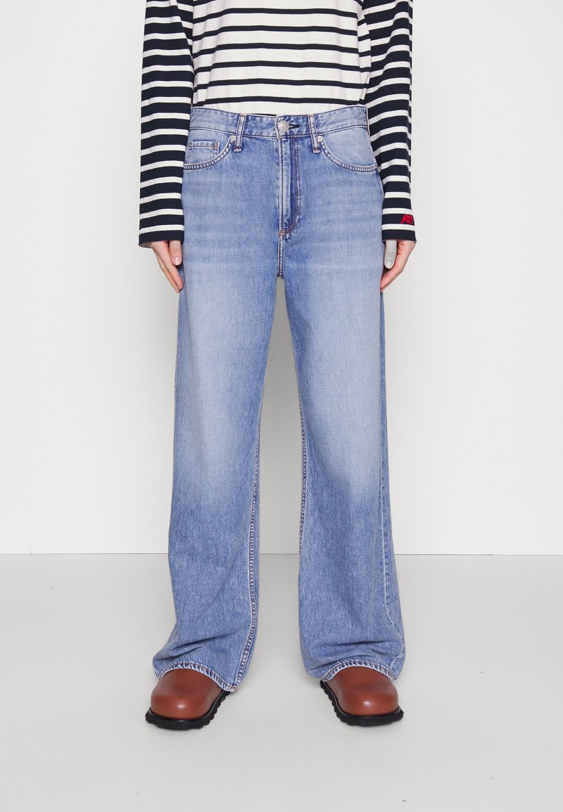 rag & bone FEATHERWEIGHT LOGAN - Relaxed fit jeans - audrey/blue denim ...