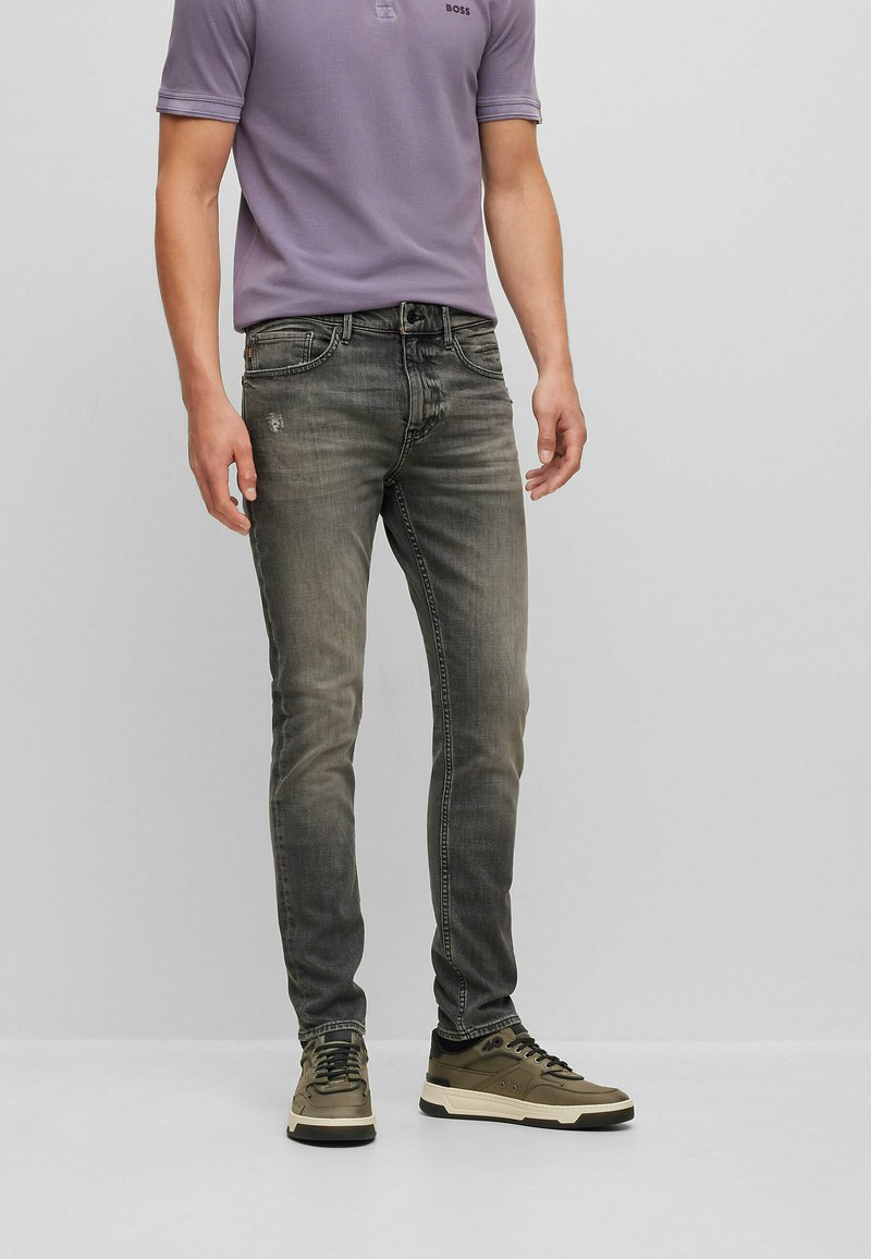 BOSS DELANO - Jean slim - silver five/argenté - ZALANDO.FR