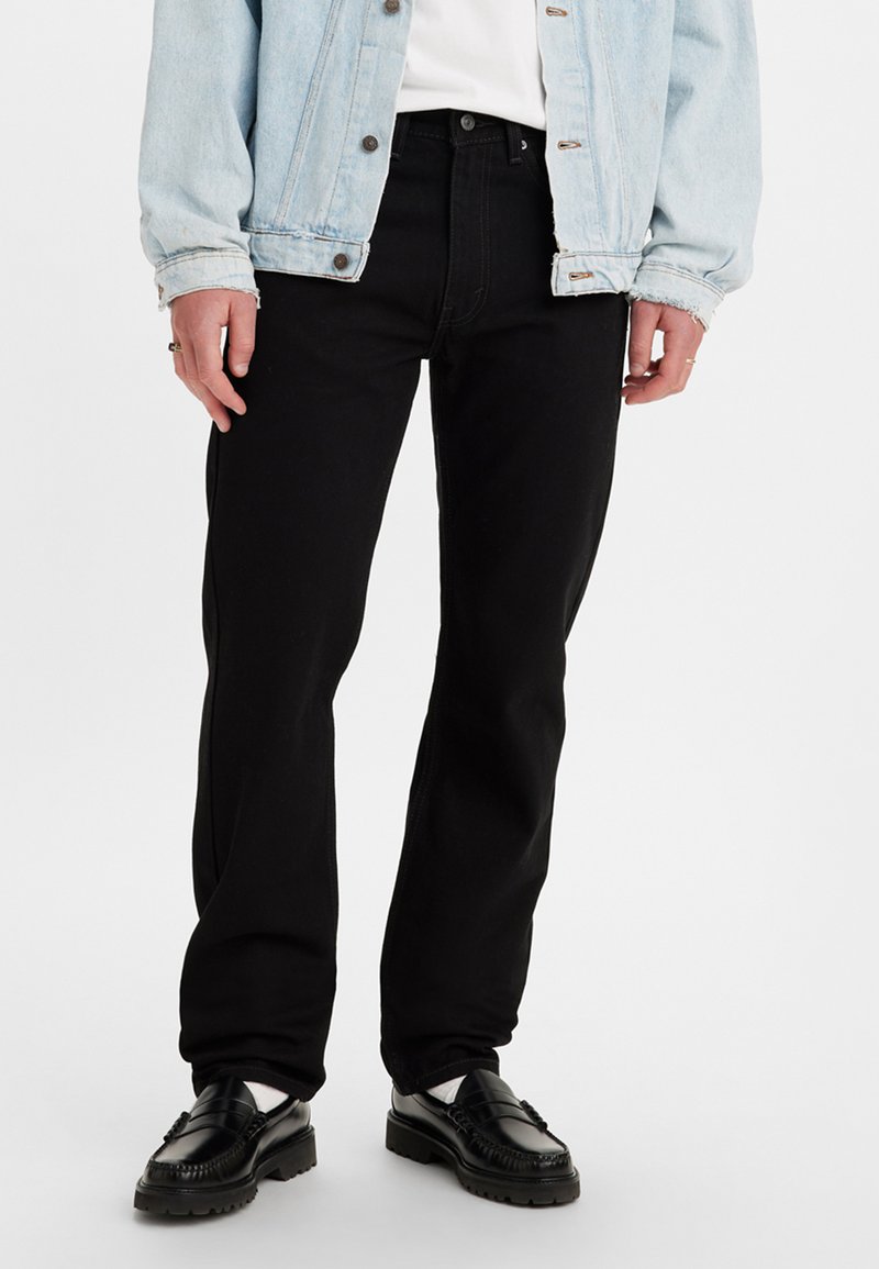 Levi's® 505™ REGULAR - Straight leg jeans - black/black denim - Zalando ...