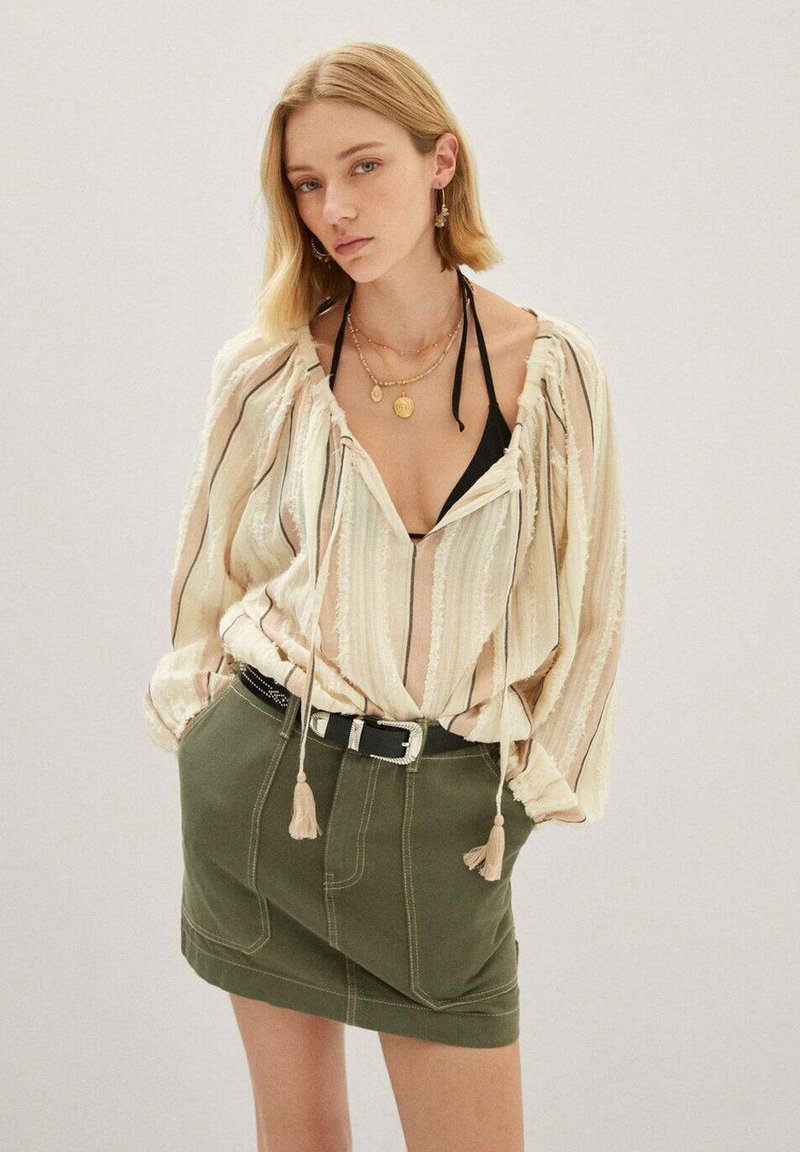 Mango CLAIRE - Blouse - ecru/off-white - Zalando.ie